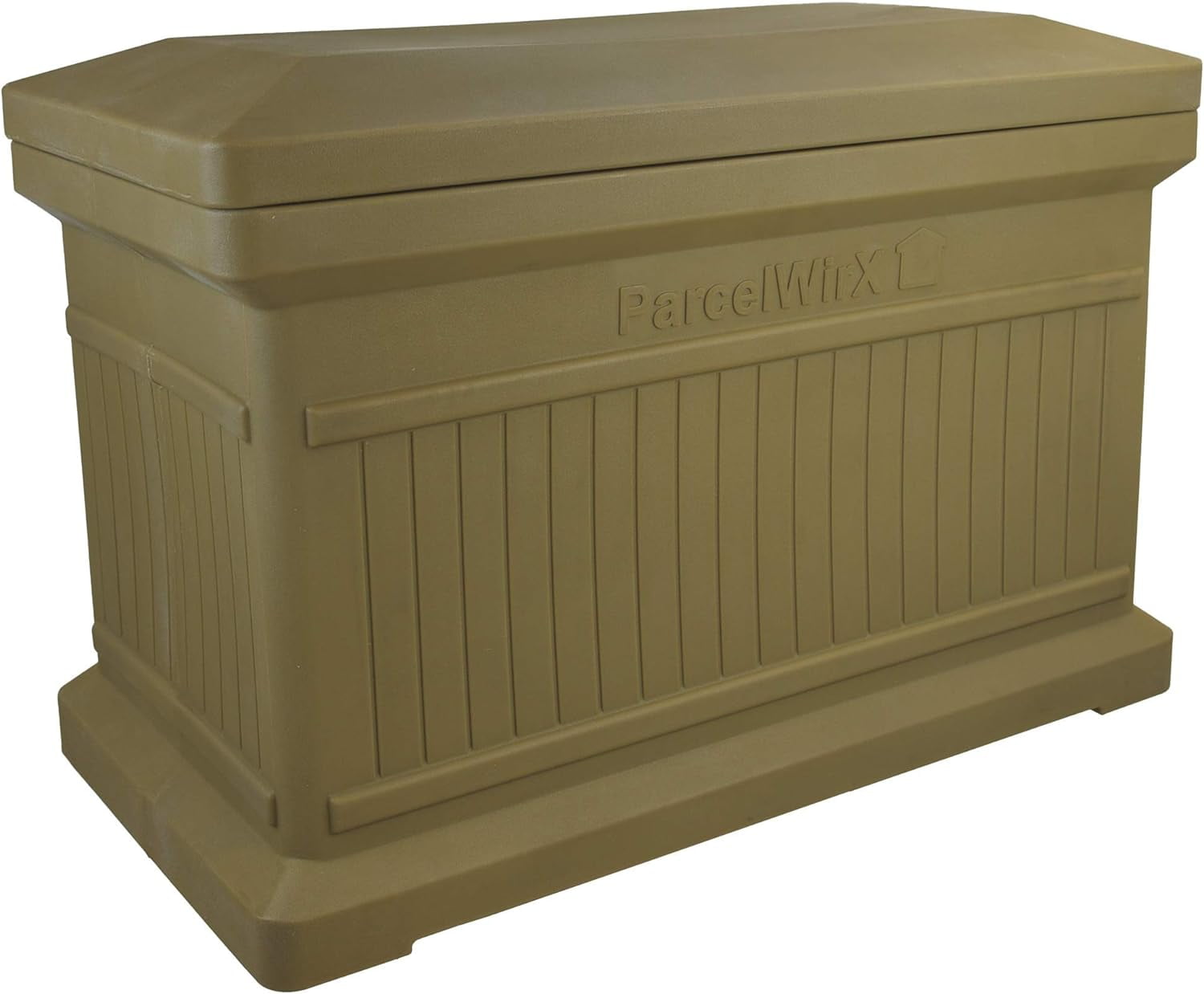 ParcelWirx Horizontal Large Package Delivery Box with Lift Off Lid, Oak ...