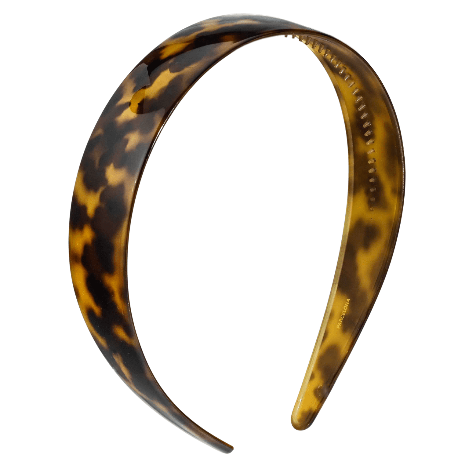 Parcelona Cellulose Acetate French Headband Inner Grip Teeth Hairband ...