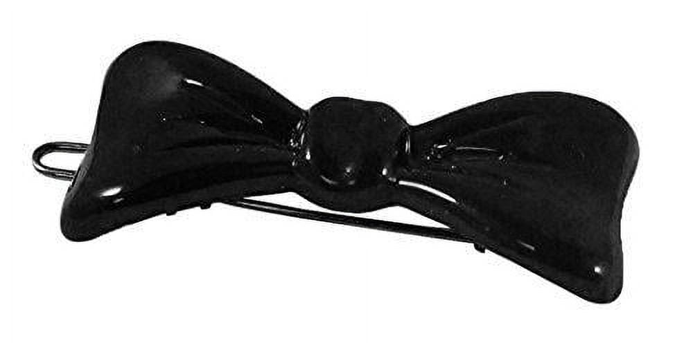 Parcelona French Bow 2 Pcs Medium 1 3/4 Inch Tortoise Shell Side Slide ...