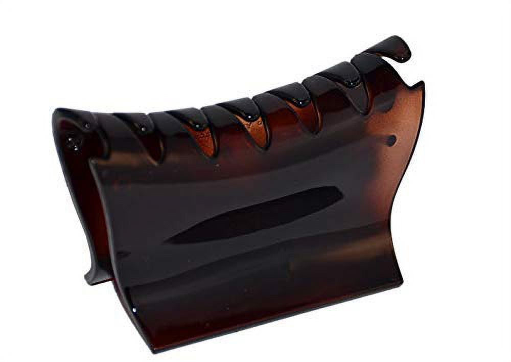 Parcelona French Clasp Shell Medium Celluloid 3 Inch Jaw Hair Claw Clip ...