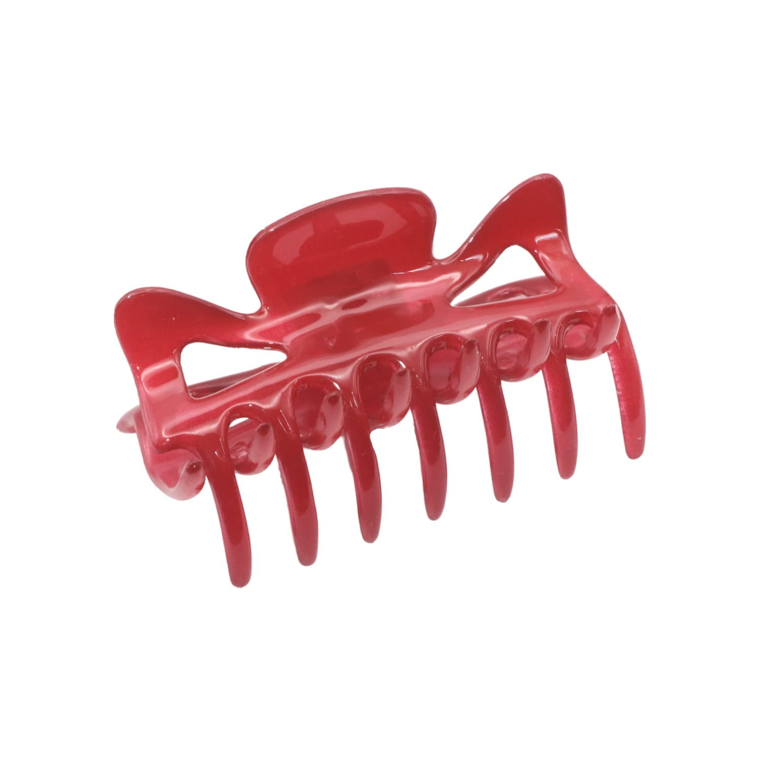 Parcelona French Classic 3" Medium Celluloid Covered Spring Hair Claw ...