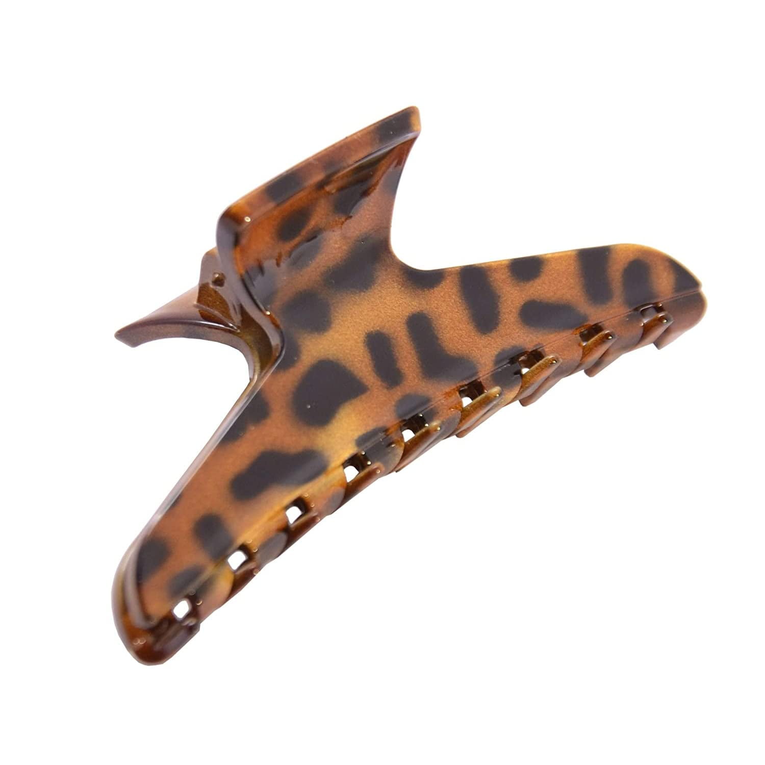 Parcelona French PINCH Leopard Tortoise Shell Small Jaw Hair Claw Clip ...