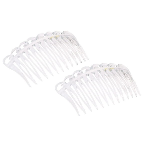 Parcelona French Swirl Savana Small Celluloid Set of 2 Side Hair Combs ...