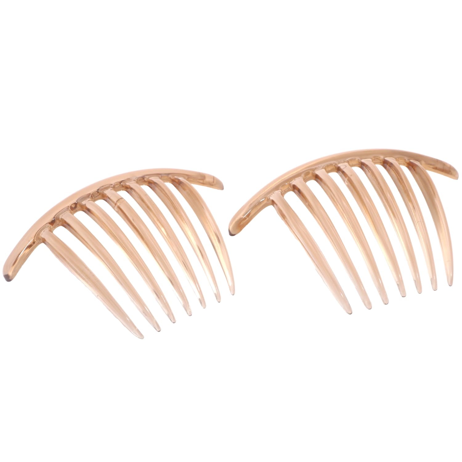 Parcelona French Twist 7 Teeth Large Celluloid Side Hair Combs for ...