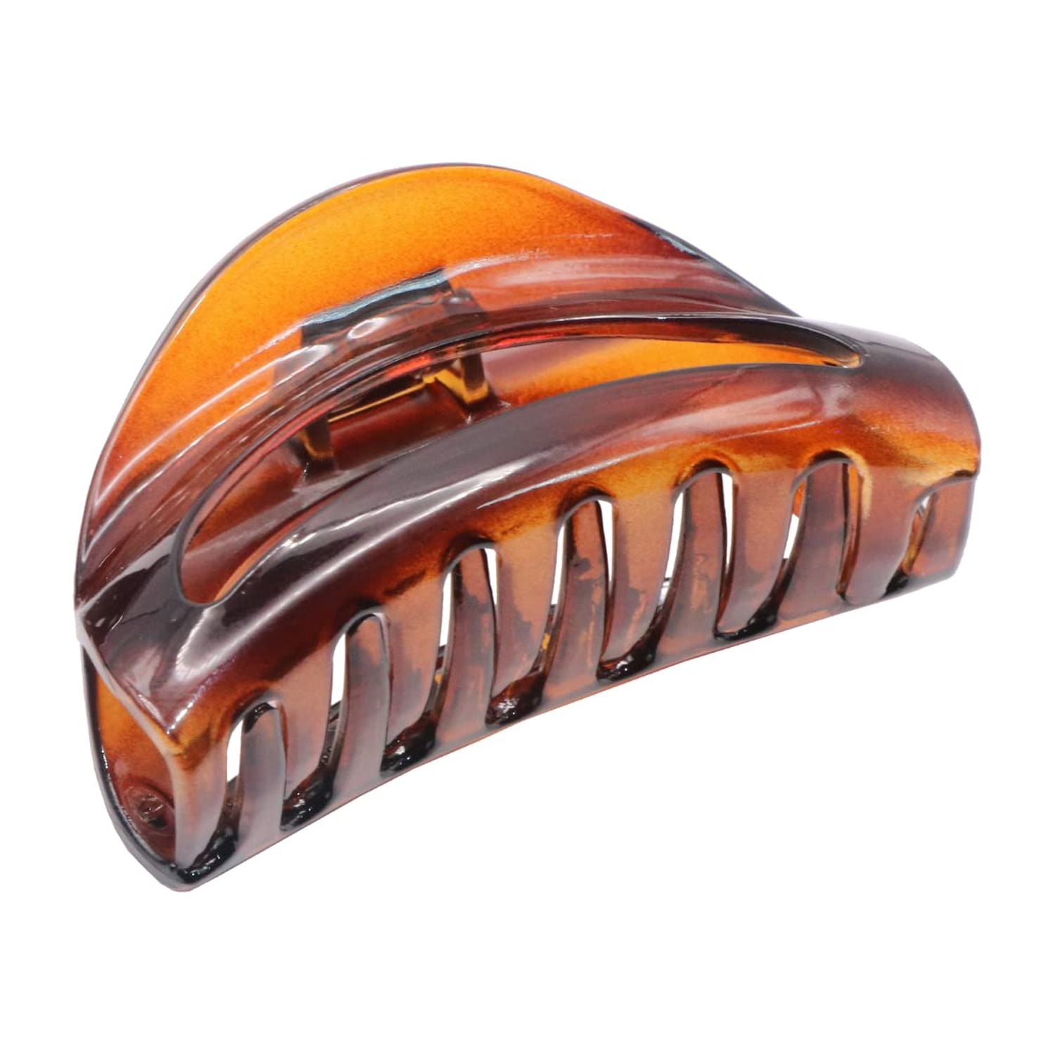 Parcelona French Vrille 2 3/4" Small Shell Jaw Hair Claw Clip for Women ...