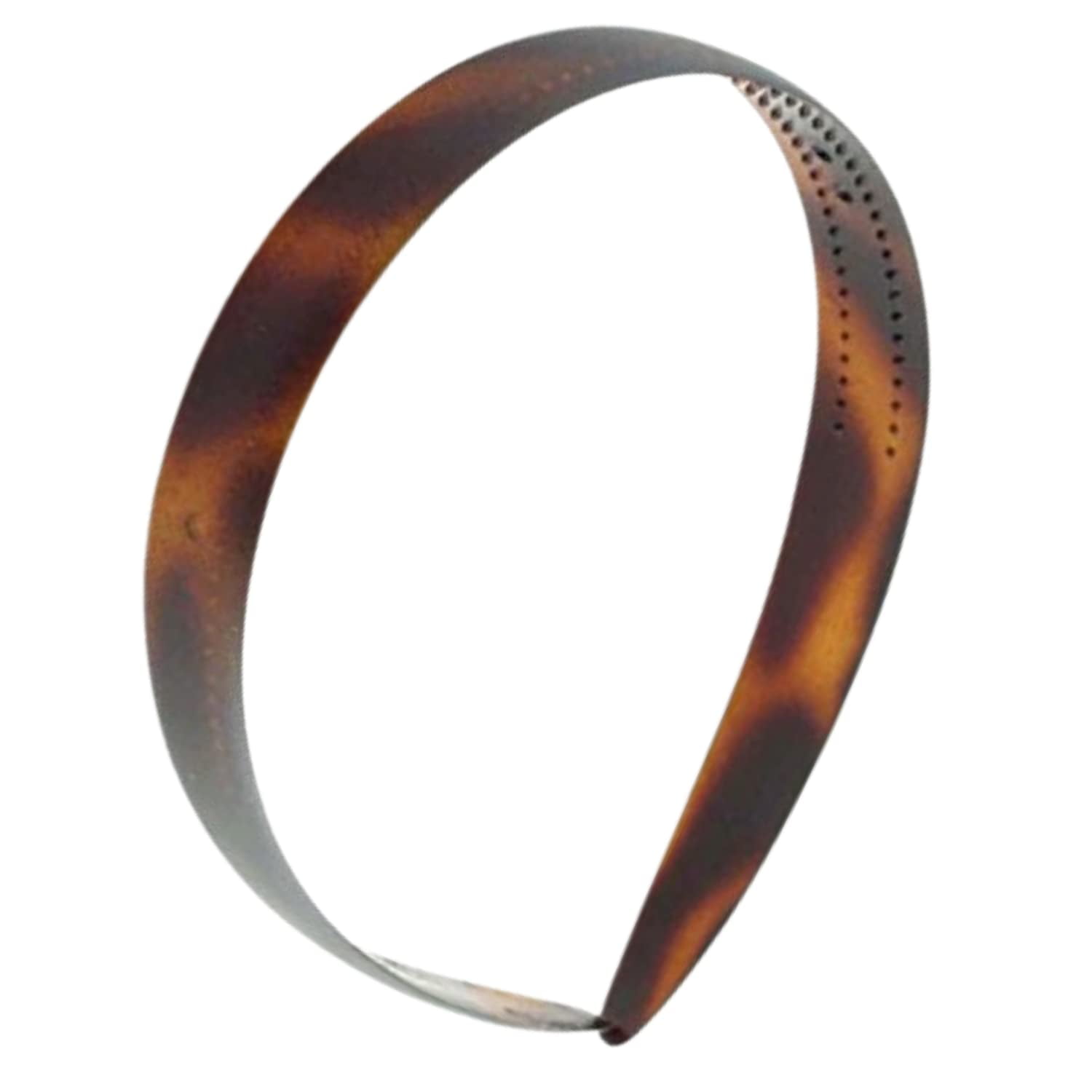 Parcelona French Wide 3/4" Tortoise Shell Celluloid Headband for Women ...