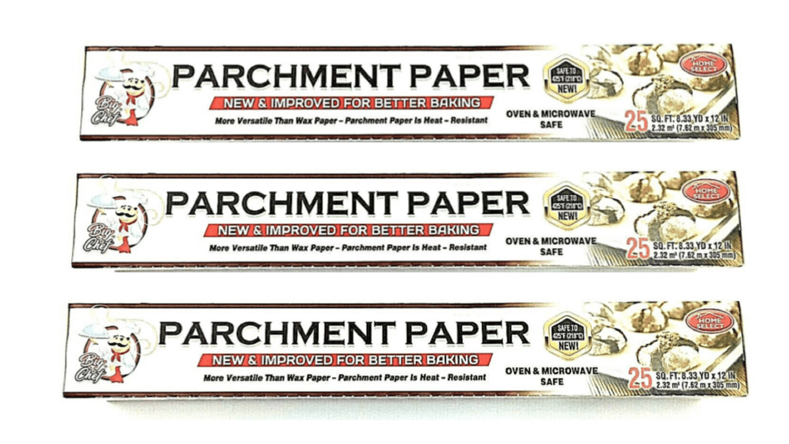Parchment Paper New Improve For Better Baking 25 SQ.FT Oven Microwave ...