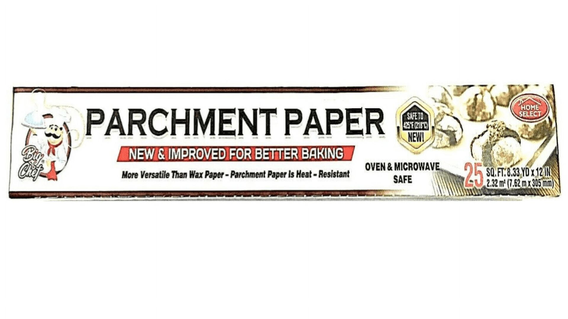 Parchment Paper New Improve For Better Baking 25 SQ.FT Oven Microwave ...