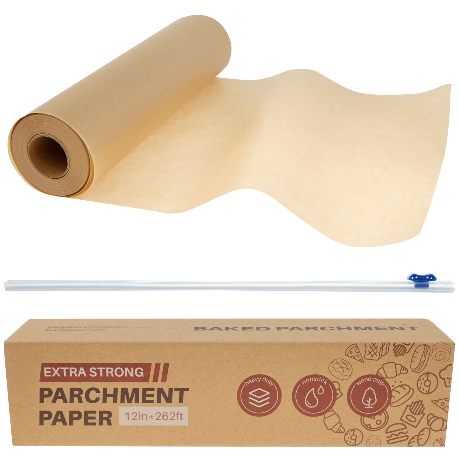 Parchment Paper Roll Double Sided Parchment Paper Waterproof Parchment ...