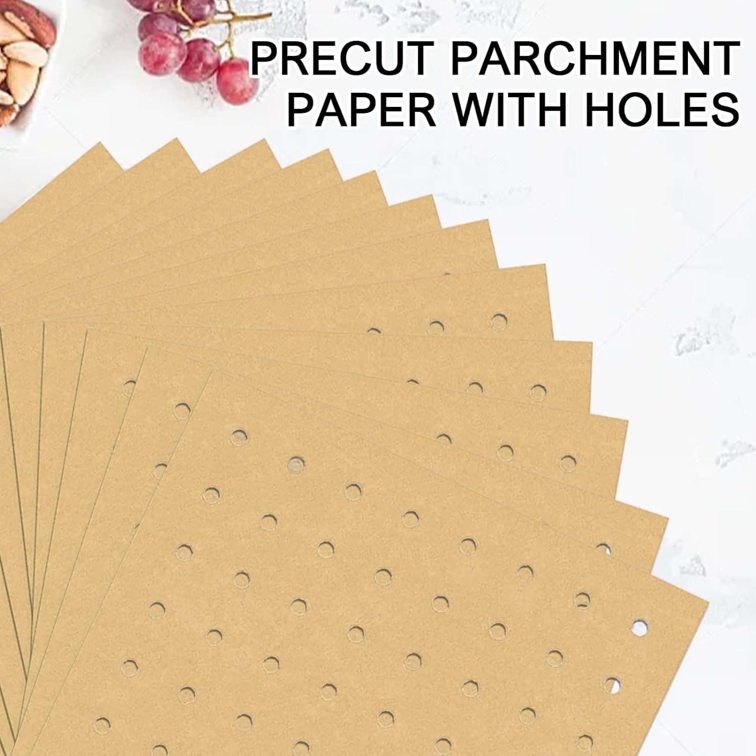Parchment Paper Sheets 12 x 16 Inch, Precut Unbleached Baking Sheets 50 ...