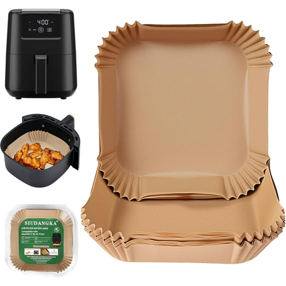 Parchment Paper for Chefman 2 qt Air Fryer, 120pcs Air Fryer Liners ...