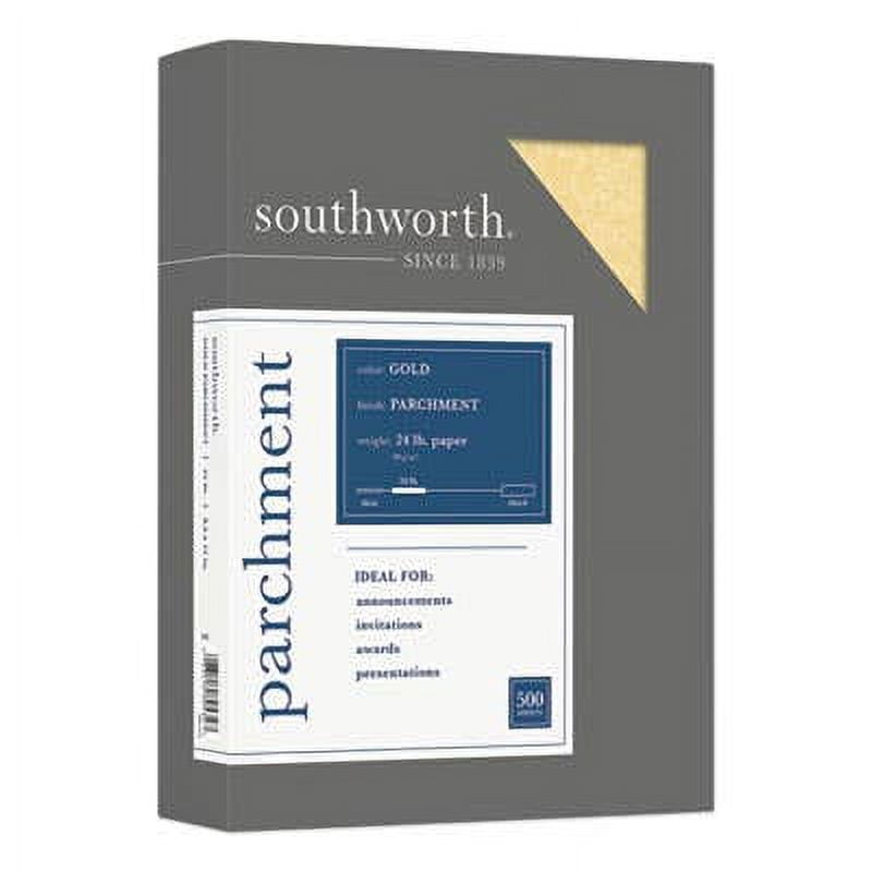 Southworth 24 lb Gold Parchment Specialty Paper for Quality Office ...