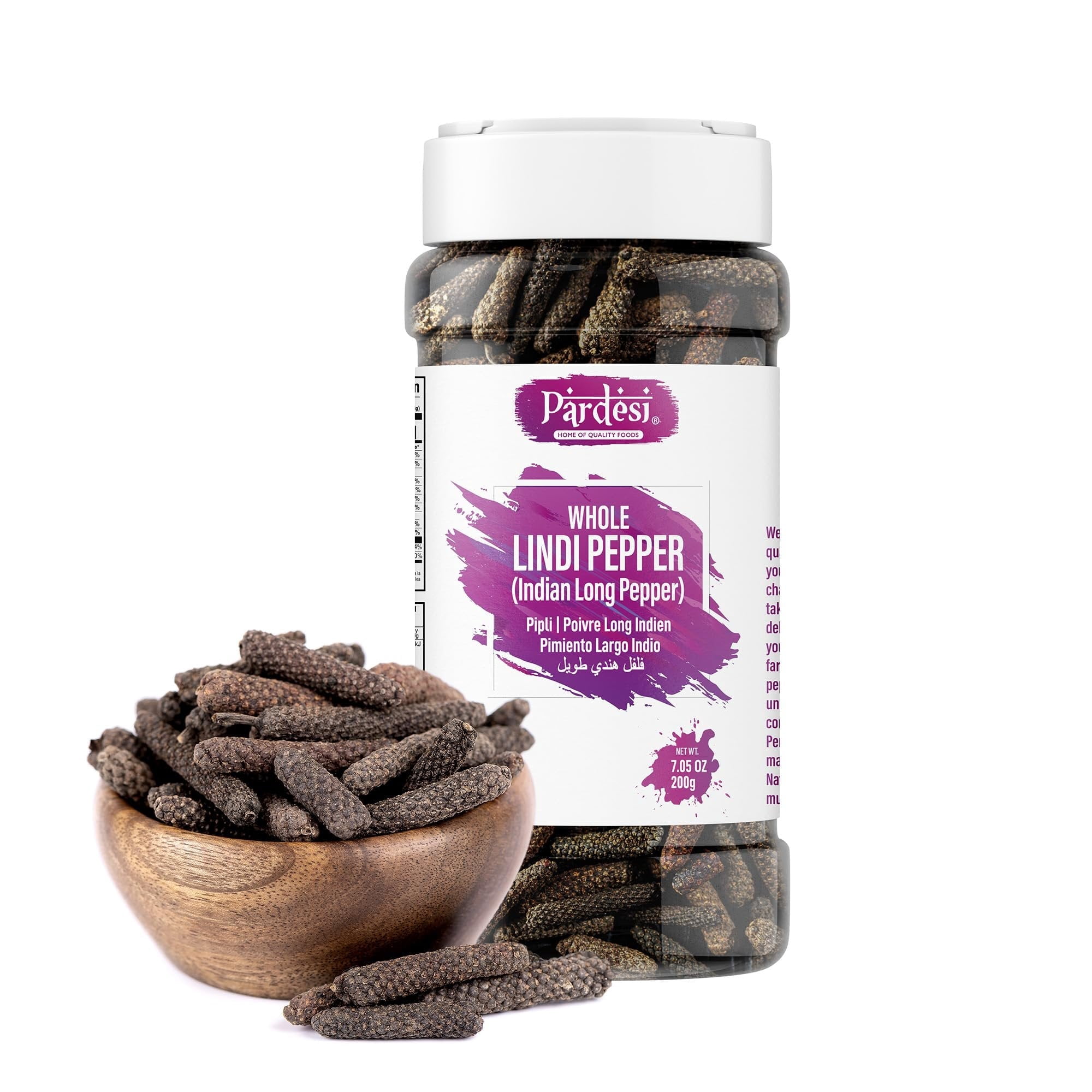 Pardesi Lindy Long Peppercorn Whole 220g - Authentic Indian Spice ...