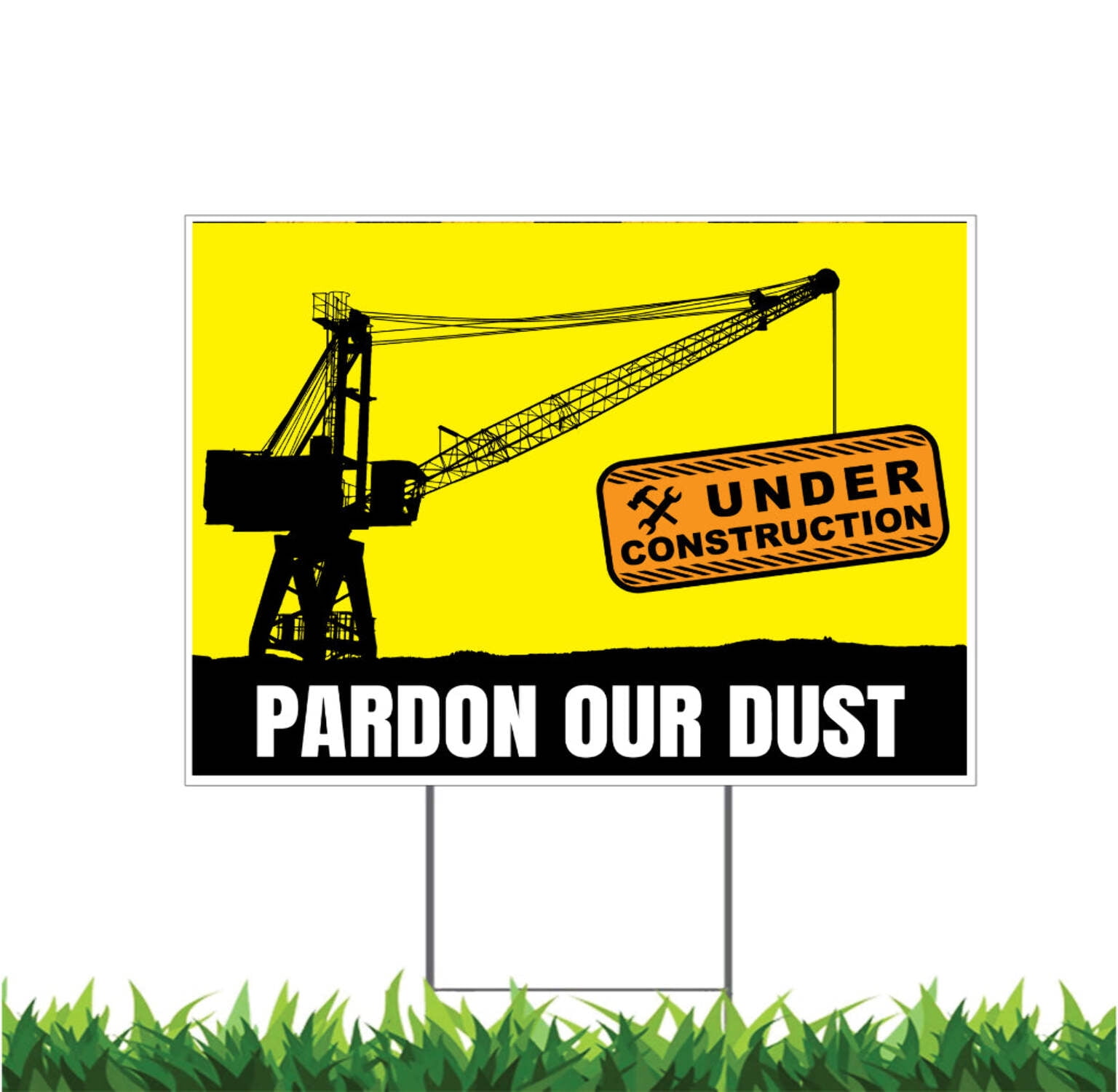 Pardon Our Dust, Under Construction, Remodeling, Yard Sign, 18x12 ...