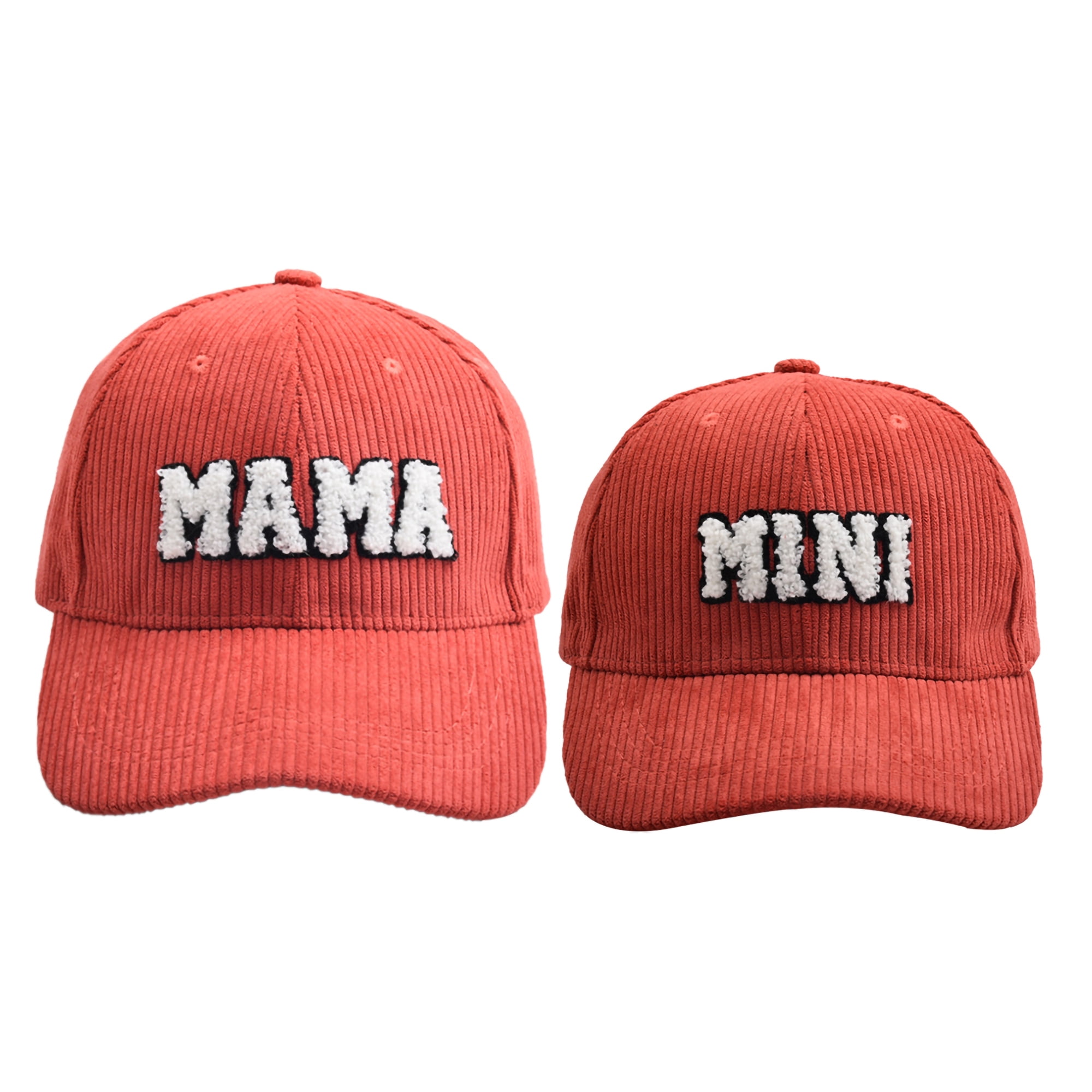 Parent-Child Hats, Corduroy Mom Daughter Matching Baseball Caps ...
