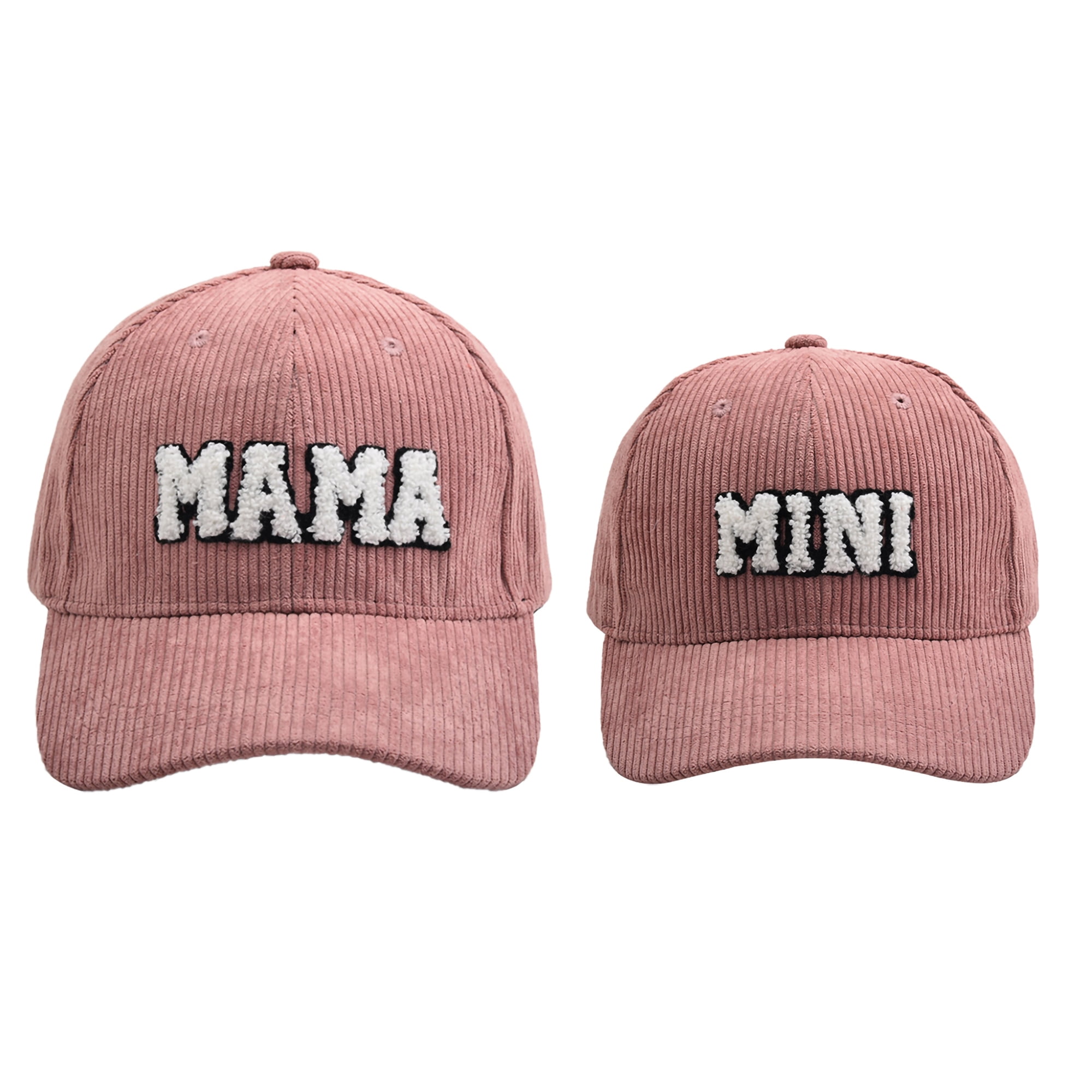 Parent-Child Hats, Corduroy Mom Daughter Matching Baseball Caps ...