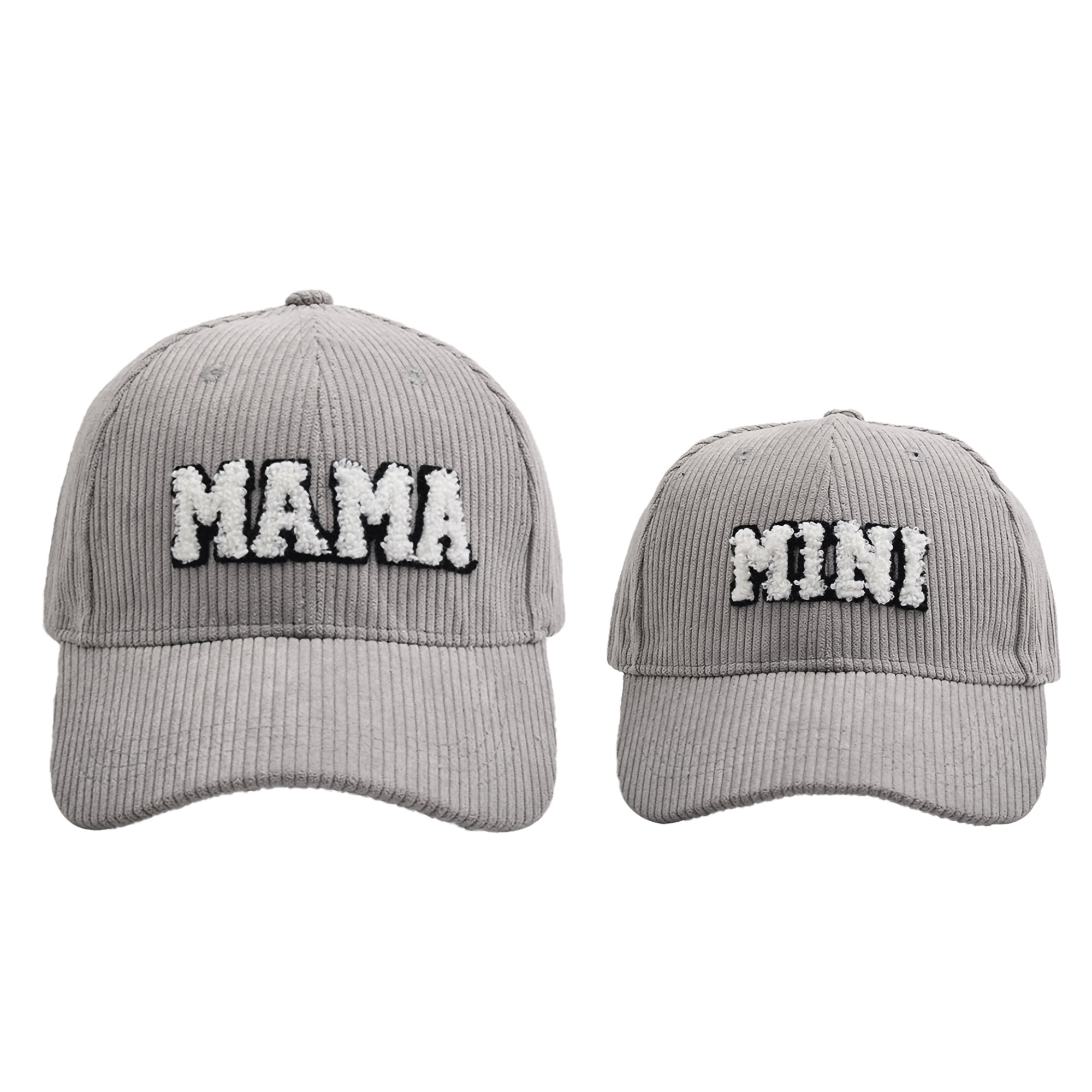 Parent-Child Hats, Corduroy Mom Daughter Matching Baseball Caps ...