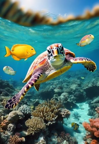 Parent - Child Jigsaw Puzzle Sea Turtles by The Coral Reef Challenging Educational Fun ...