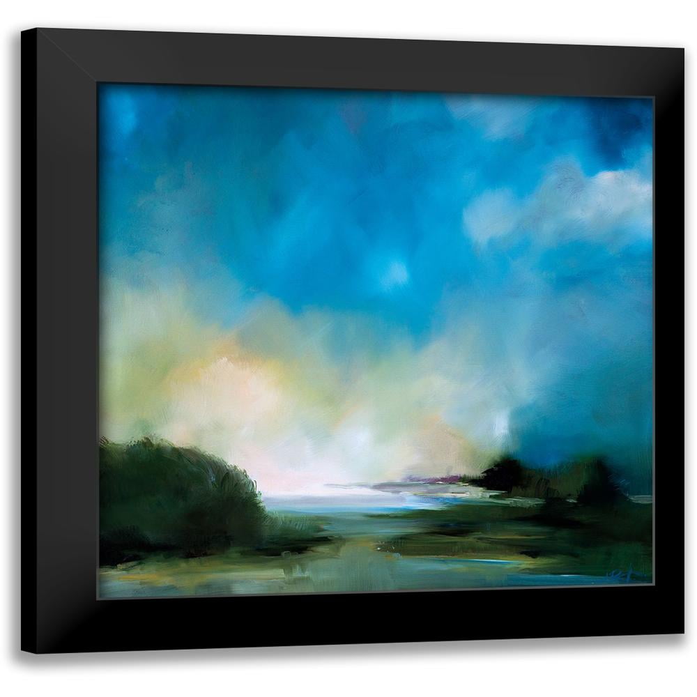 Parent, Joanne 15x15 Black Modern Framed Museum Art Print Titled - Misty Inlet - Walmart.com