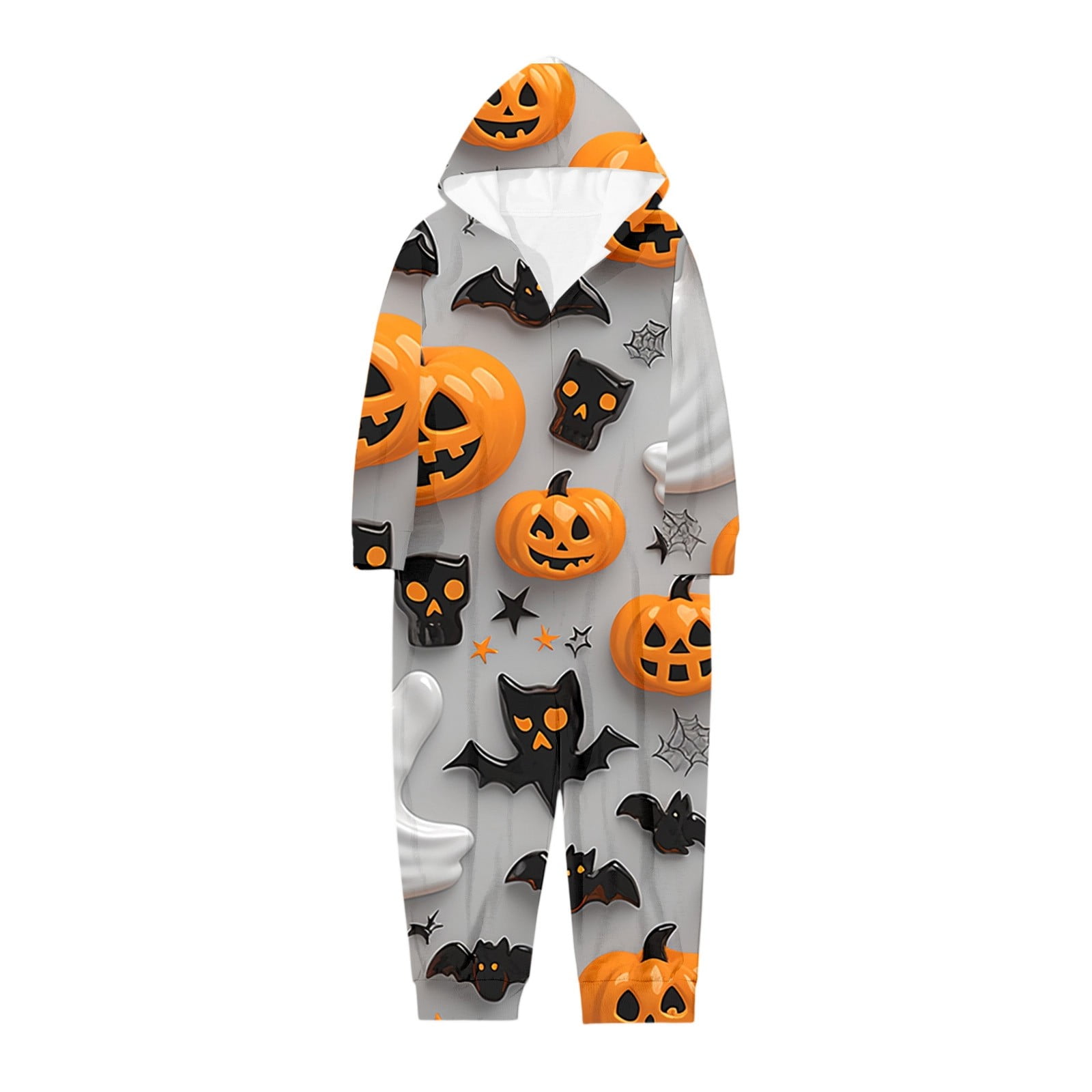 Parent-Kid Outfit Halloween Printed Hooded Home Wear for Kids (Kidren's ...