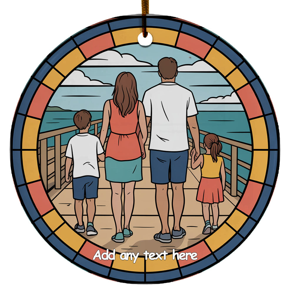 Parent and Son Daughter Ornament – Customizable Ornament for Loved Ones ...