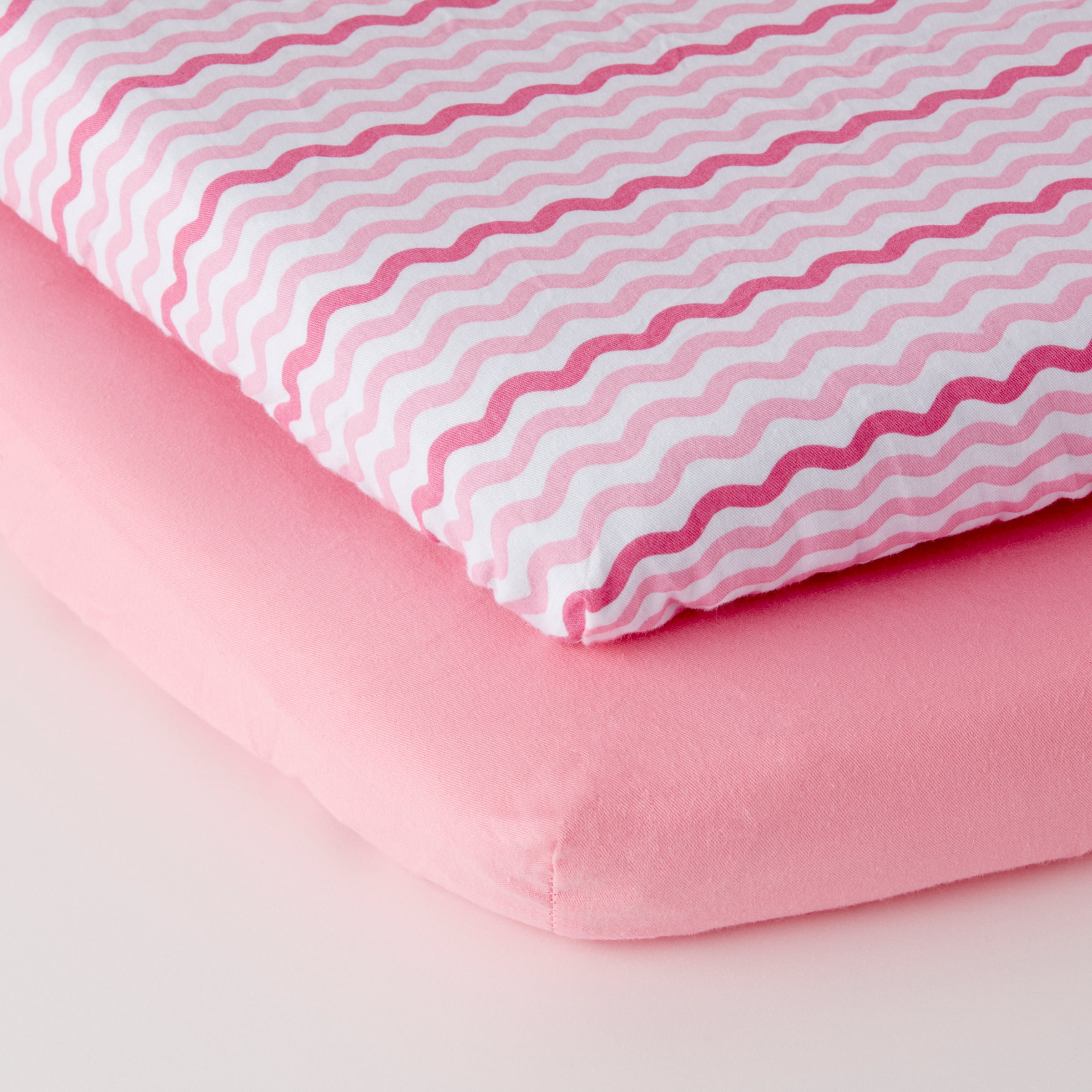 Parent's Choice 100% Cotton Playard Sheets, Pink 2pk - Walmart.com