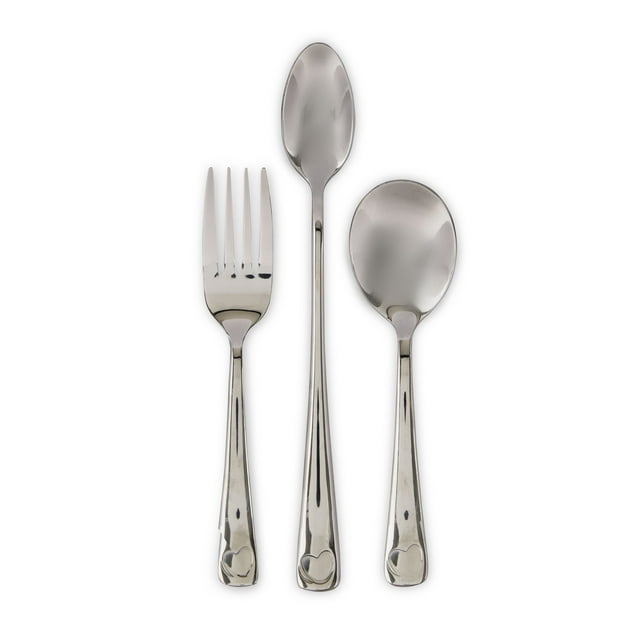 Parent's Choice 3 Piece Stainless Steel Infant Flatware Set 4+ Months ...