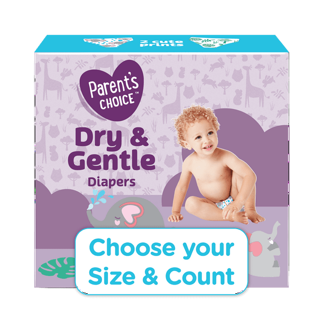 Parent's Choice Dry & Gentle Diapers (Choose Your Size & Count ...