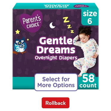 Parent's Choice Dry & Gentle Diapers Size 7, 72 Count (Select for More ...