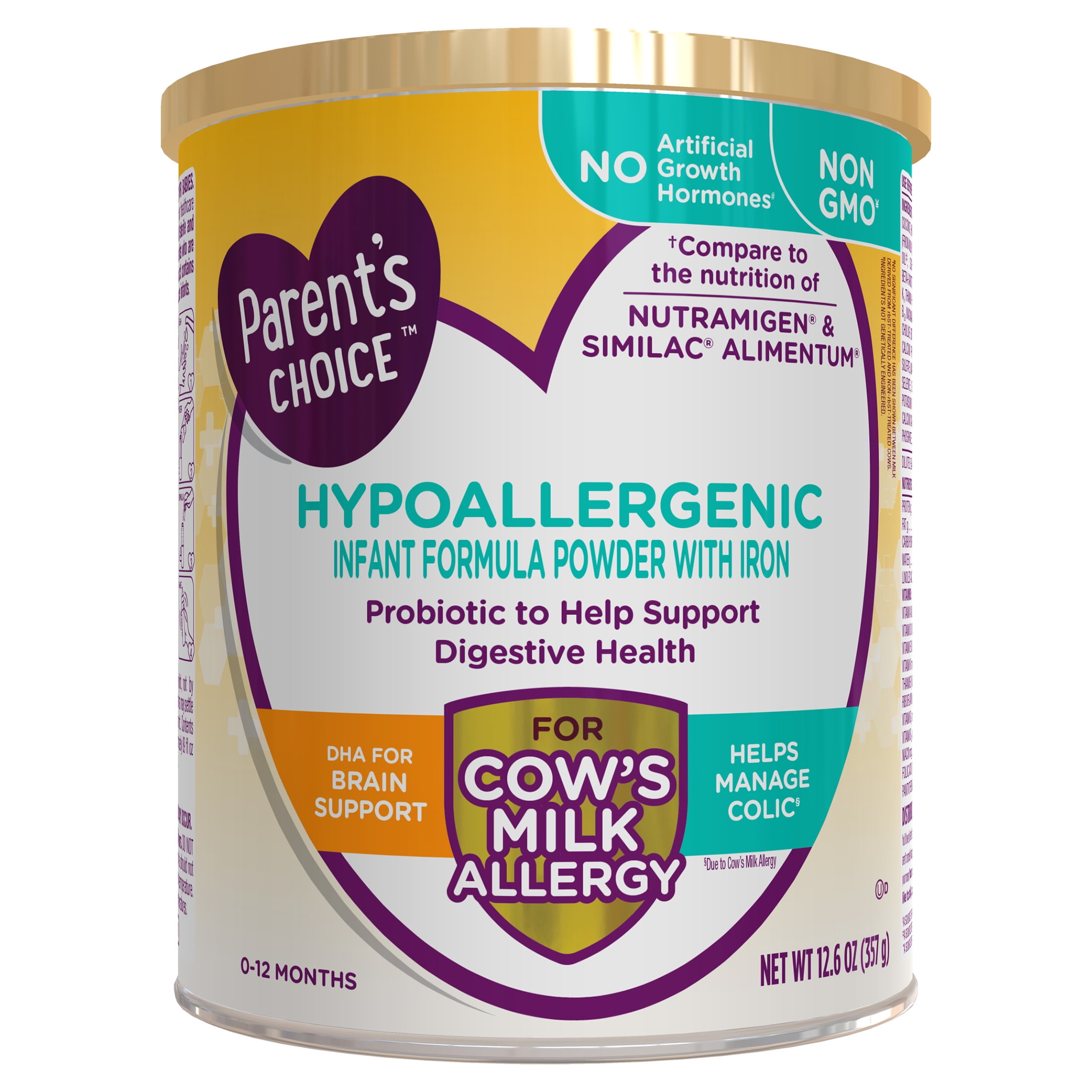 Parent's Choice Hypoallergenic Infant Formula Powder, 357 Gram HSA/FSA ...
