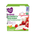Parent's Choice Strawberry Rice Rusks Baby Snacks, 6+ Months, 12 Pack ...