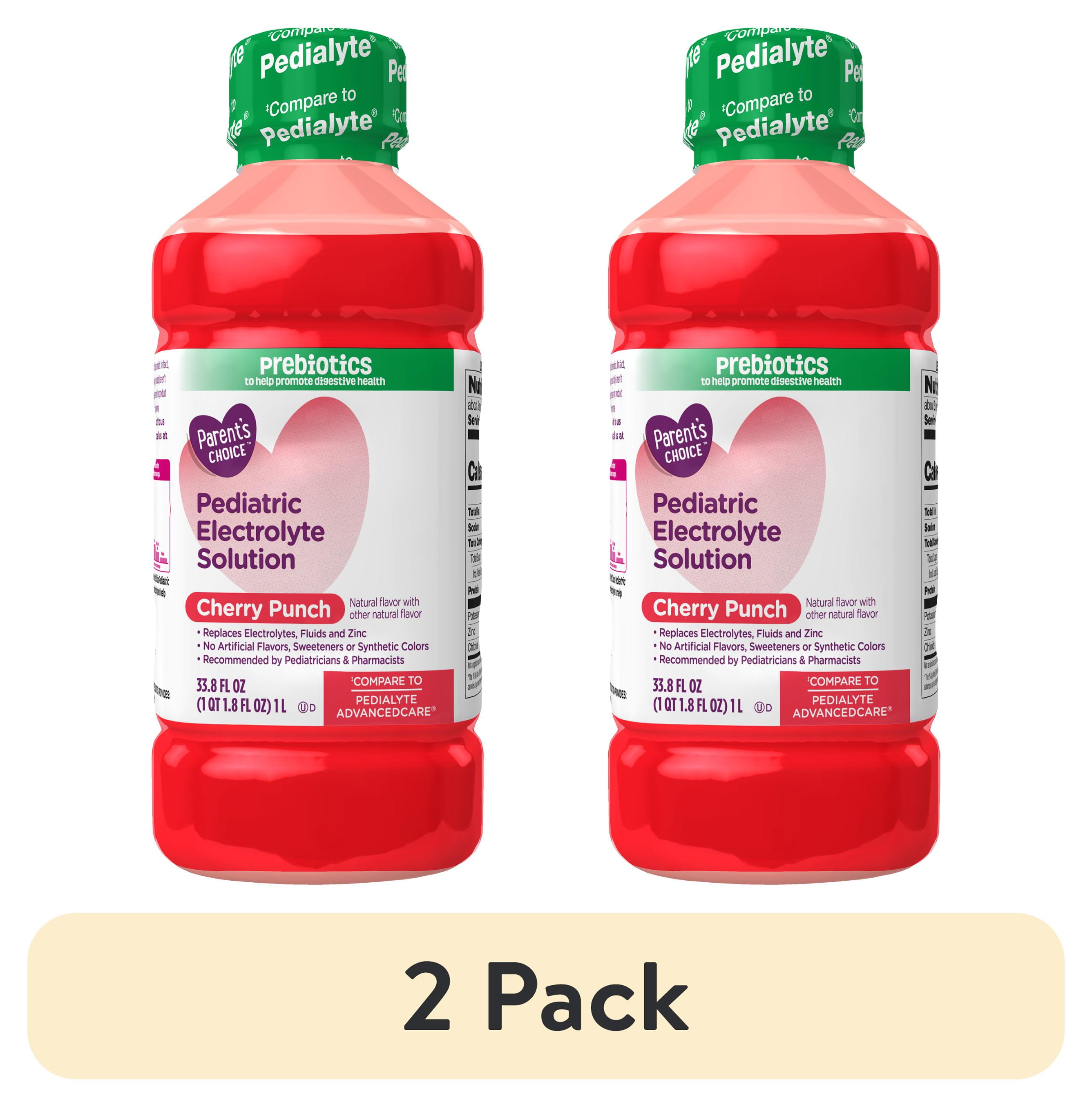 (2 pack) Parent's Choice Advantage Care Electrolyte Solution, Cherry ...