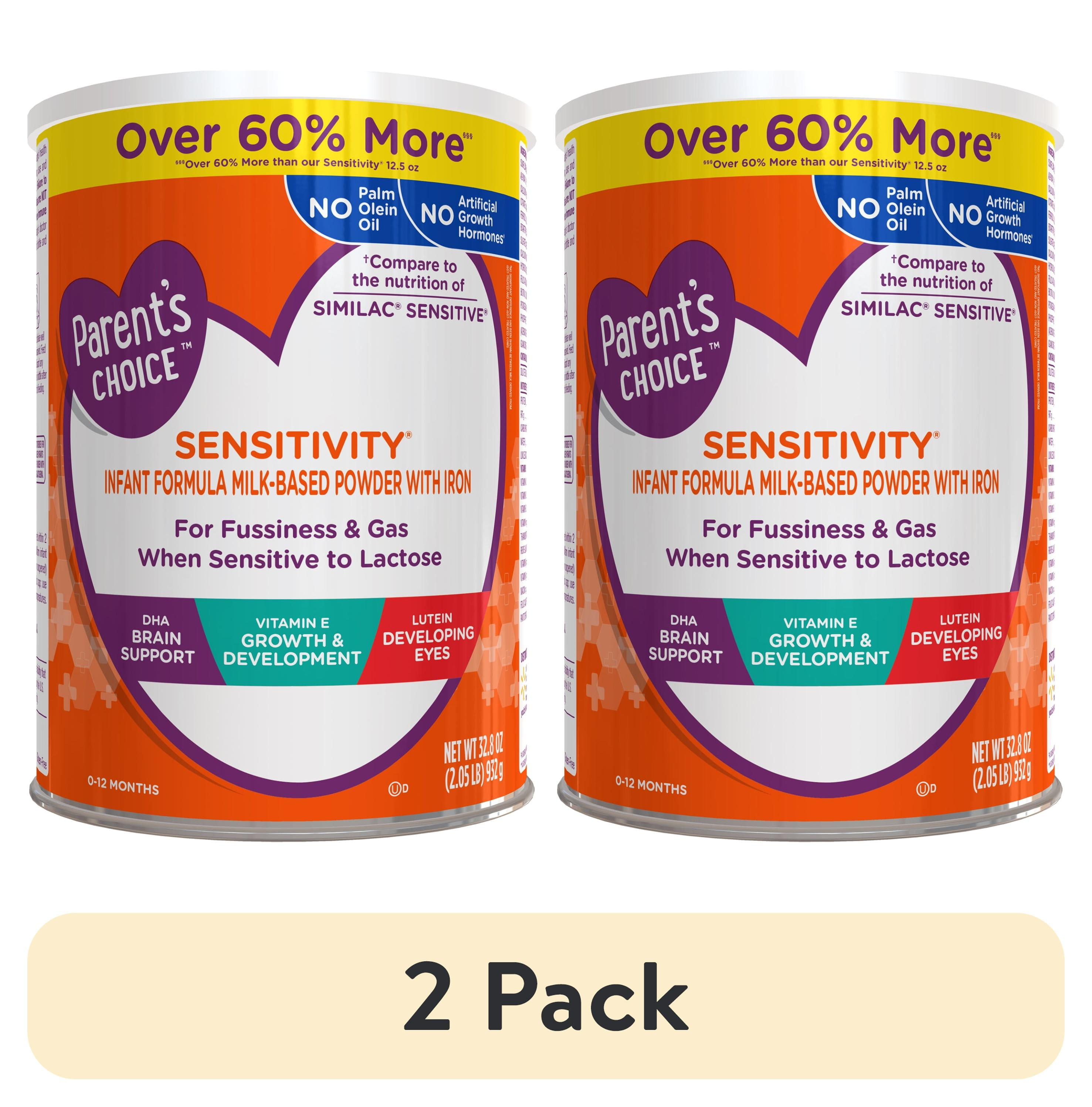(2 pack) Parent's Choice Sensitivity Infant Formula Powder with Iron ...