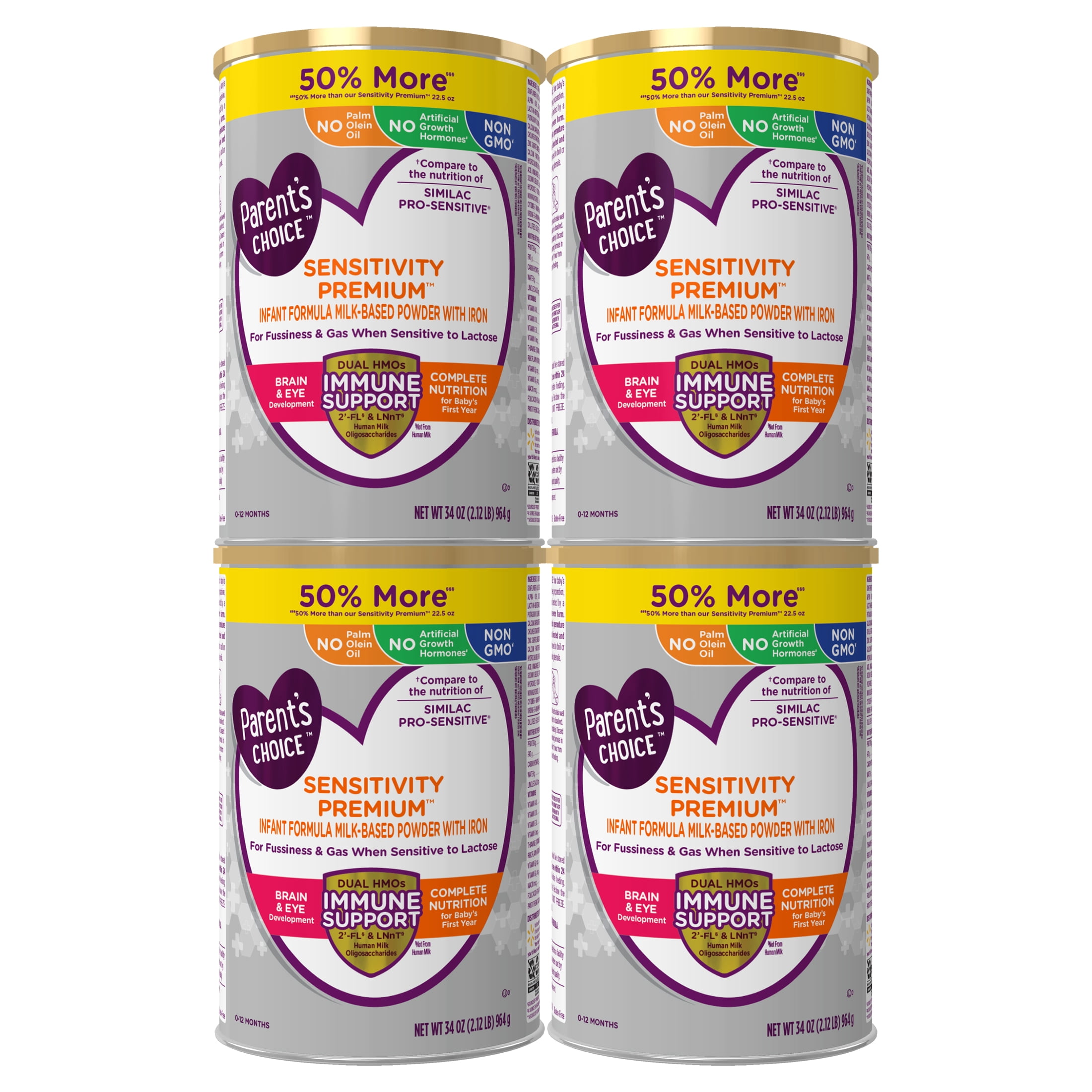 Parent's Choice Sensitivity Plus Baby Formula Powder, 99% Reduced ... Parent's Choice Sensitivity Plus Baby Formula Powder, 99% Reduced ...