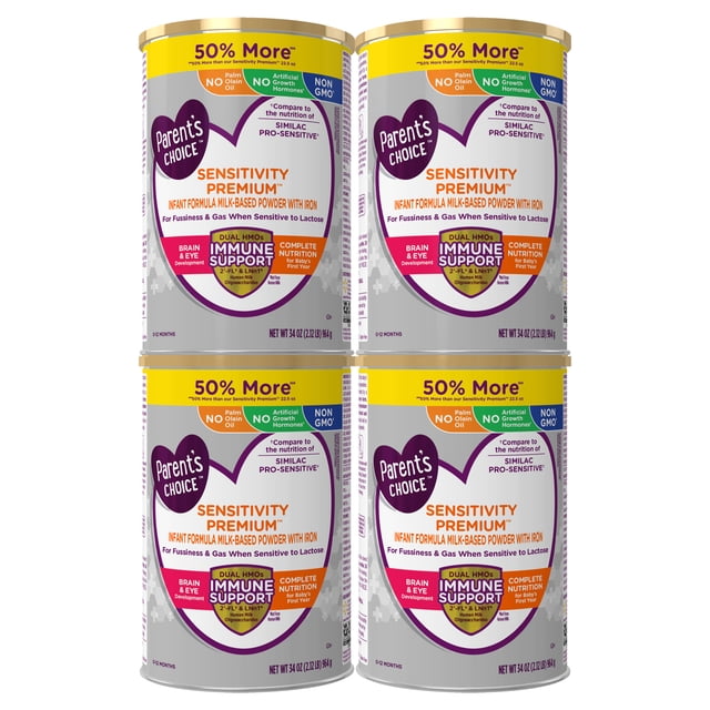 Parent's Choice Sensitivity Plus Baby Formula Powder, 99% Reduced ...