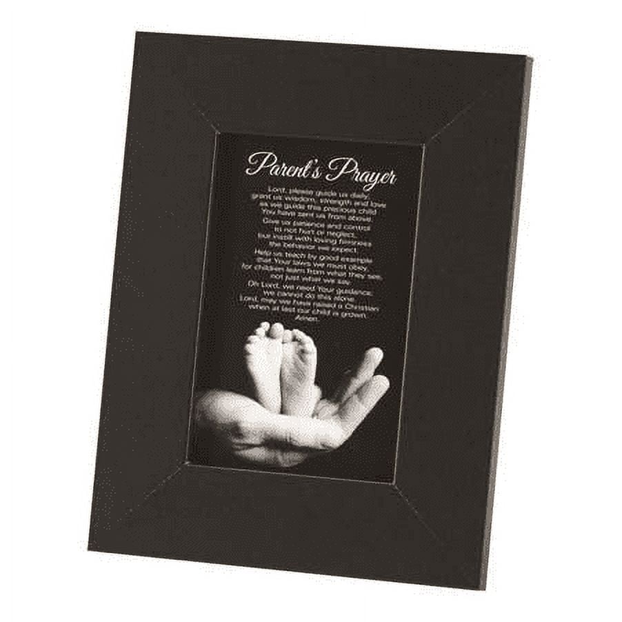 Parent's Prayer Black Wood Easel Back Photo Frame - Walmart.com
