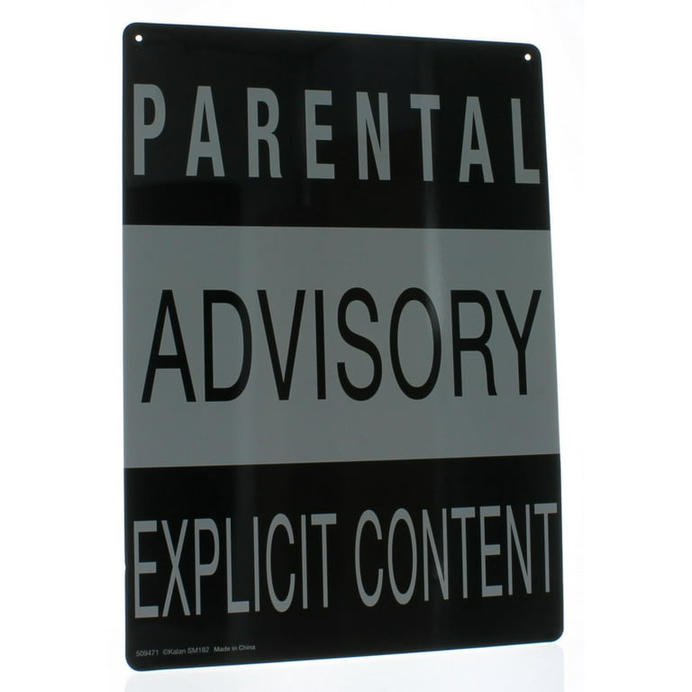 Explicit Content Sign