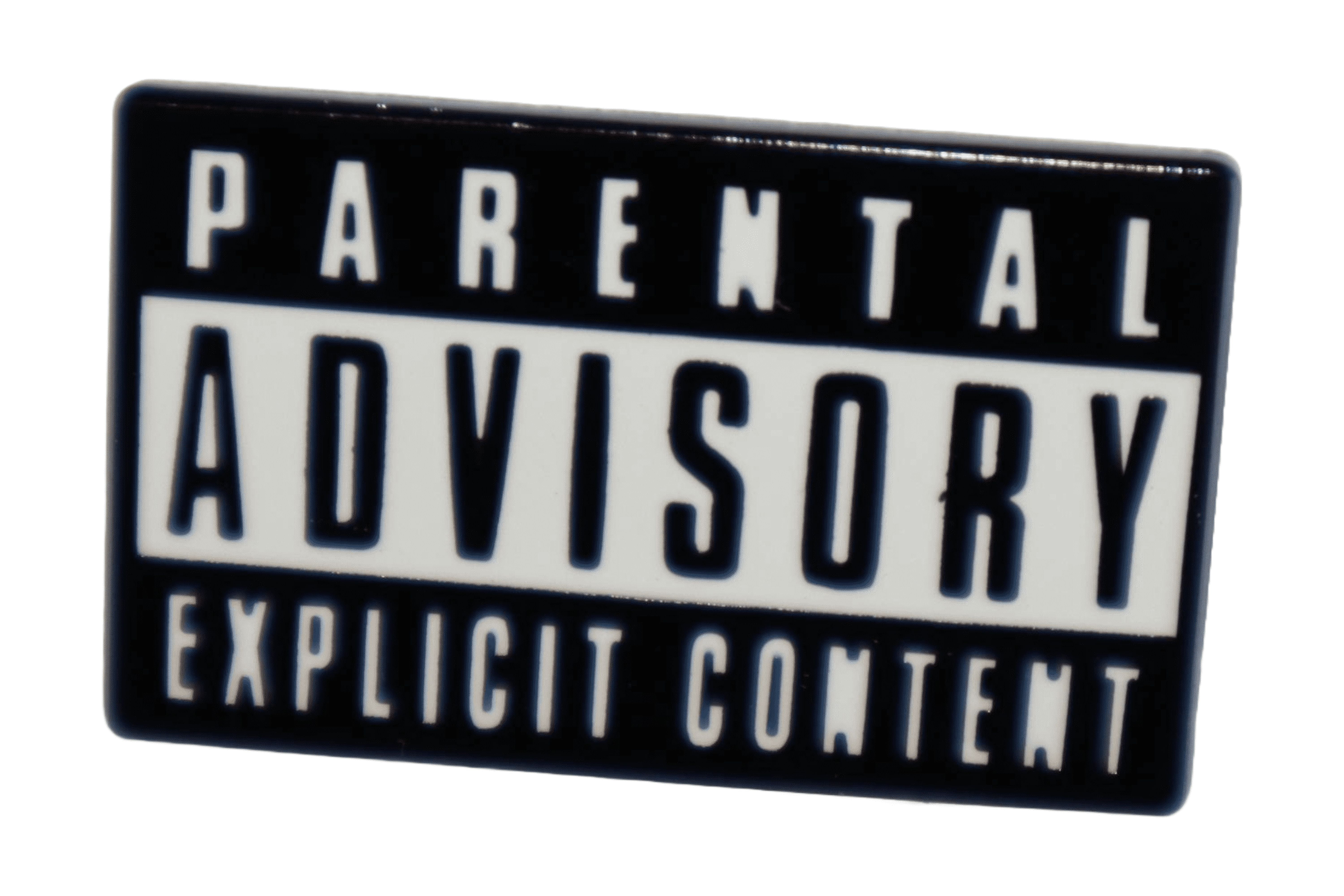 Parental Advisory Music Inspired Metal Pin - Walmart.com