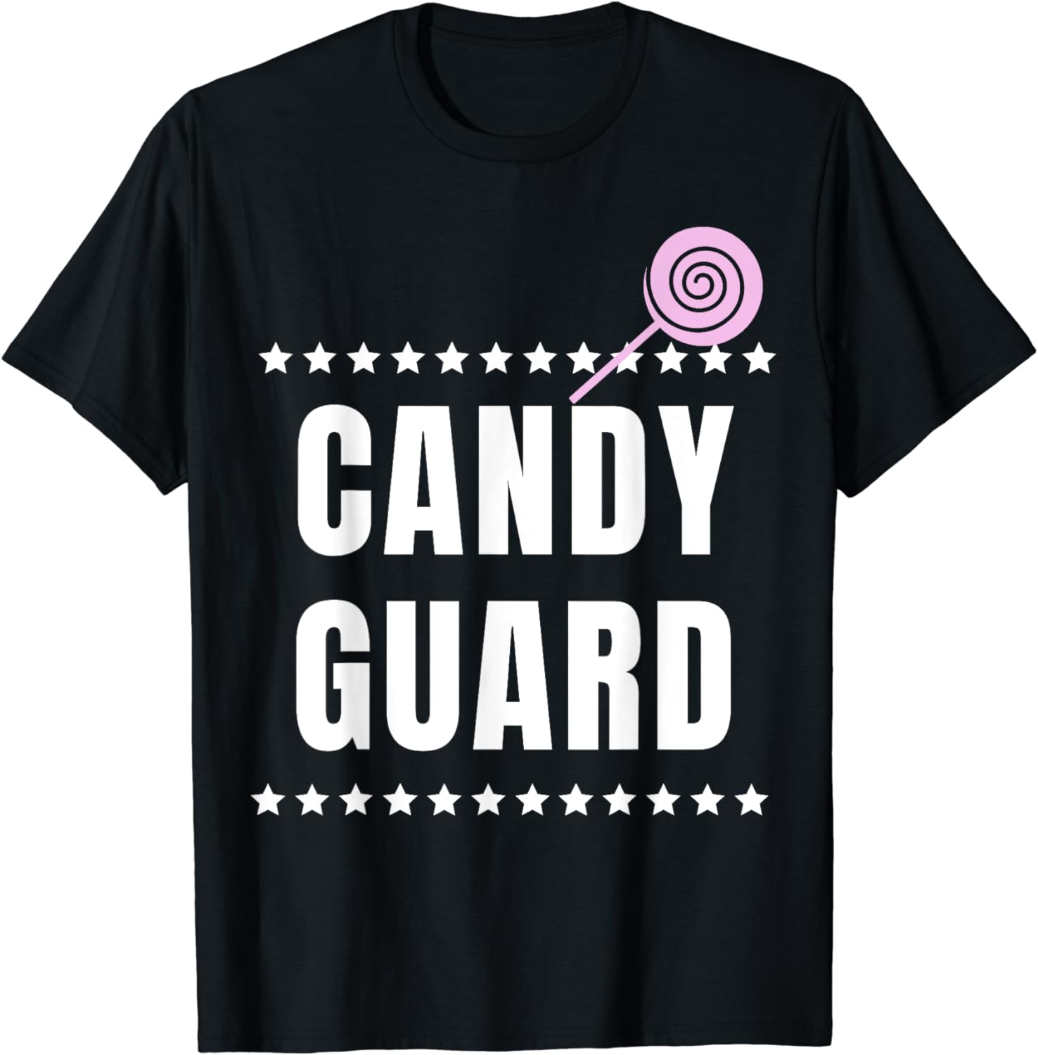 Parental Guidance Candy Security Halloween Safety Guard T-Shirt ...