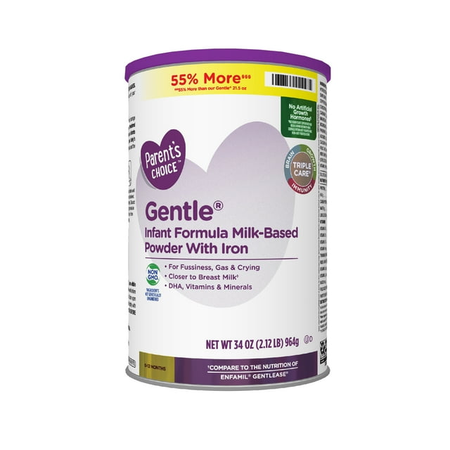 Parents Choice Gentle 34 oz Formula HSA/FSA Eligible - Walmart.com