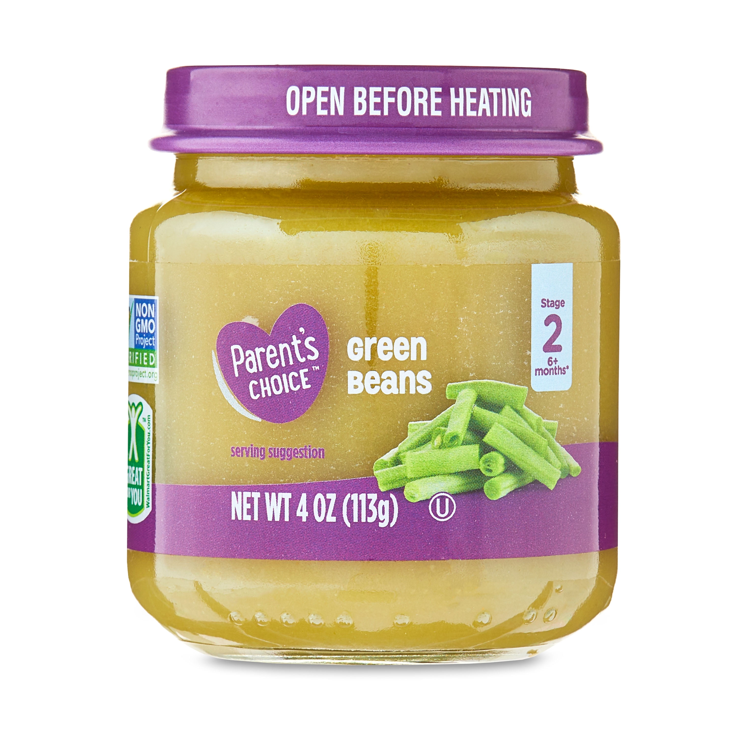 Parents Choice Pc Green Bean Glass HSA/FSA Eligible - Walmart.com