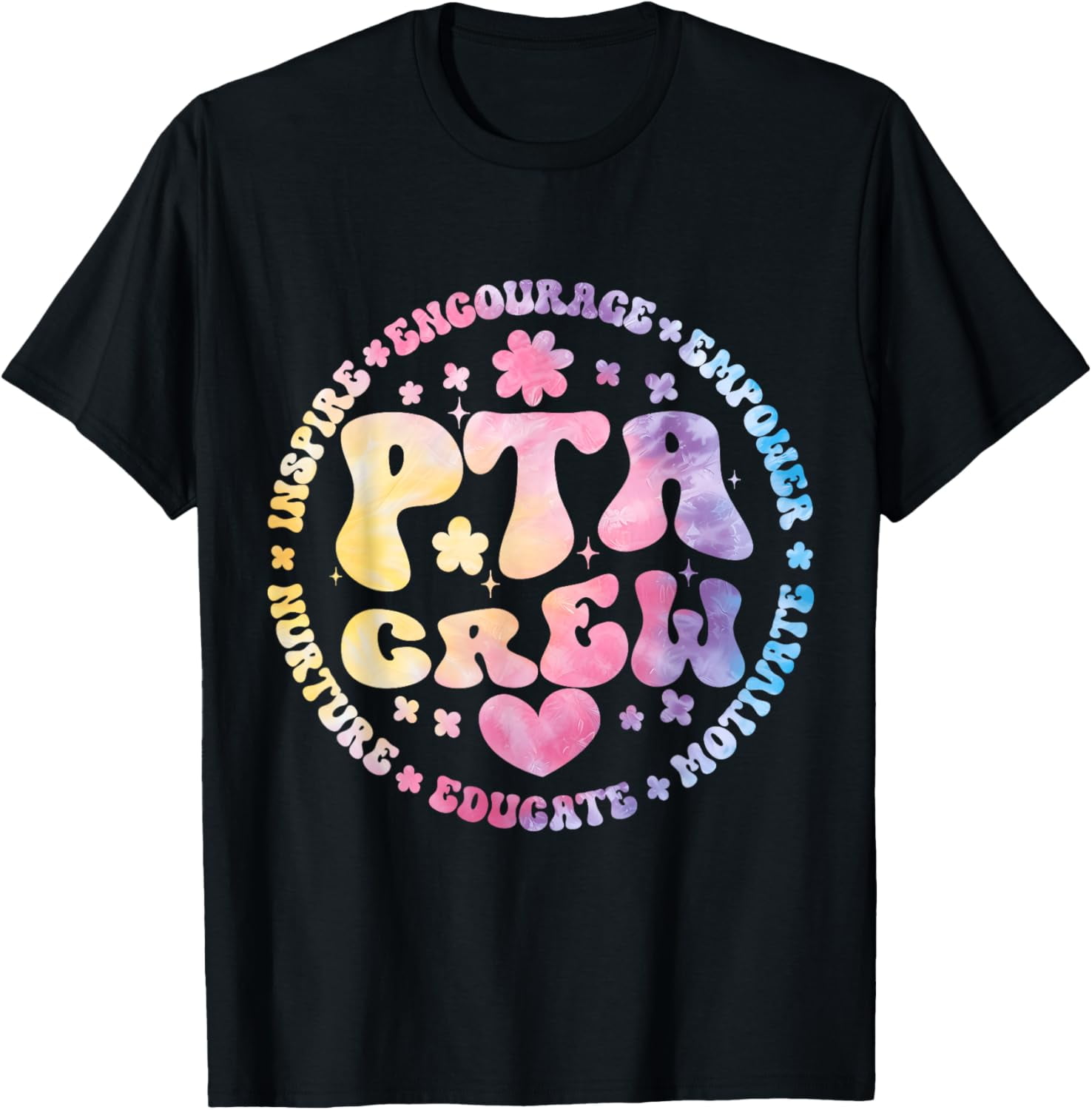 Parents Teacher Association Team Supporter PTA Crew T-Shirt - Walmart.com