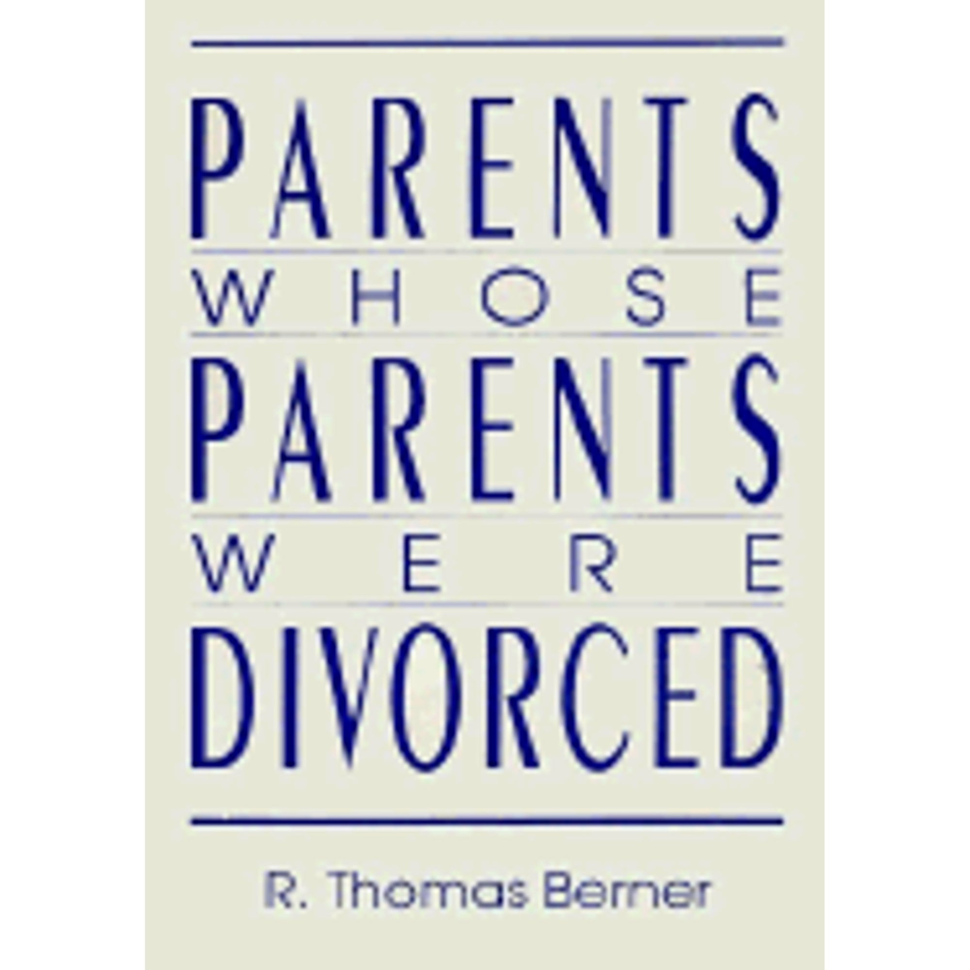Pre-Owned Parents Whose Parents Were Divorced Haworth Marriage and the ...