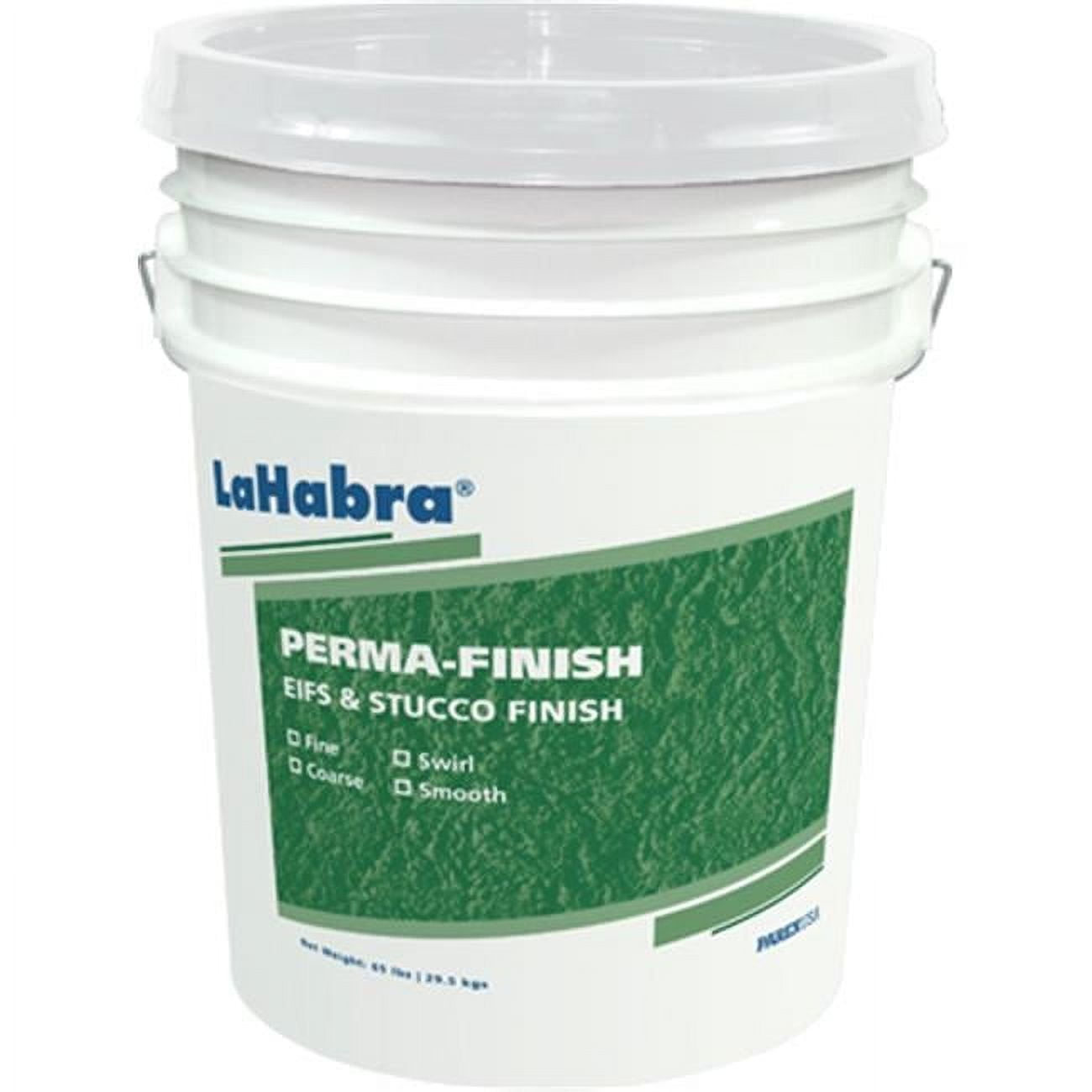 Parex 65 lbs. Swirl Perma Finish, 100% Acrylic Based, Dirt Resistance ...