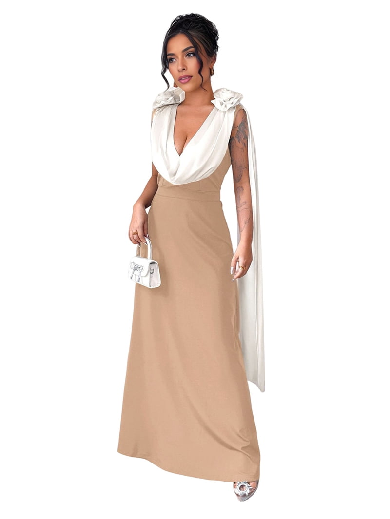 Parfaitlady Women'S Formal Dresses - Ball Gowns V Neck Evening Gowns ...