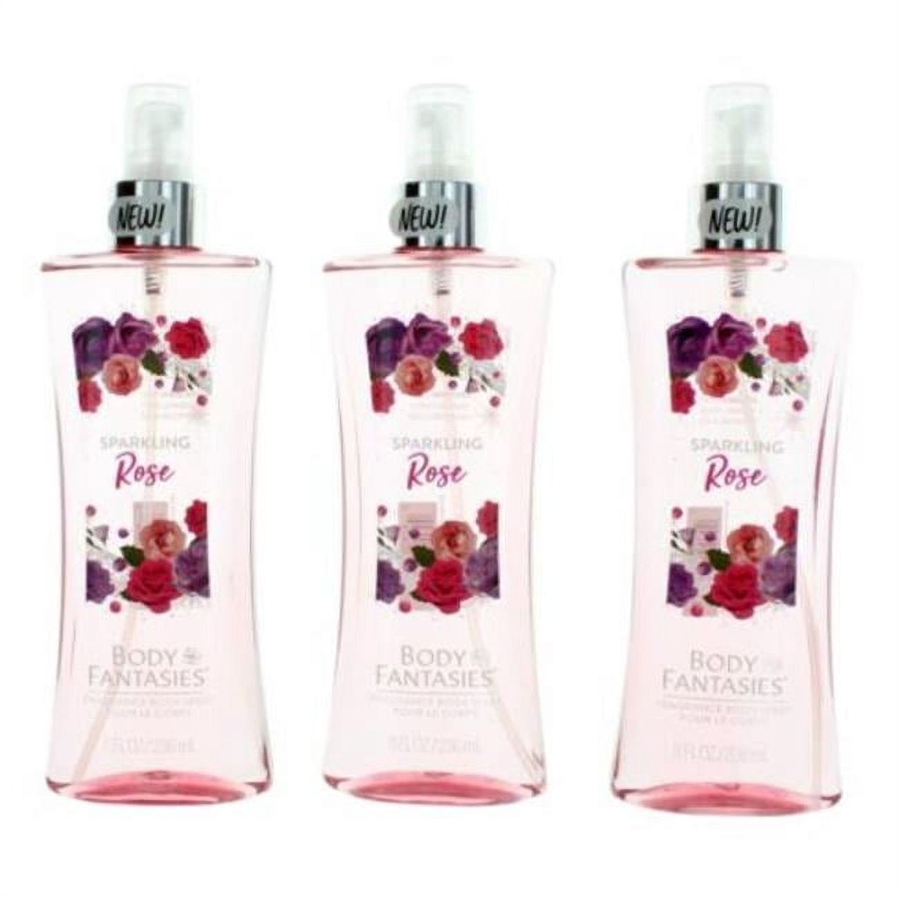 Parfums De Coeur 8 oz Sparkling Roses Body Fantasies Fragrance Body ...