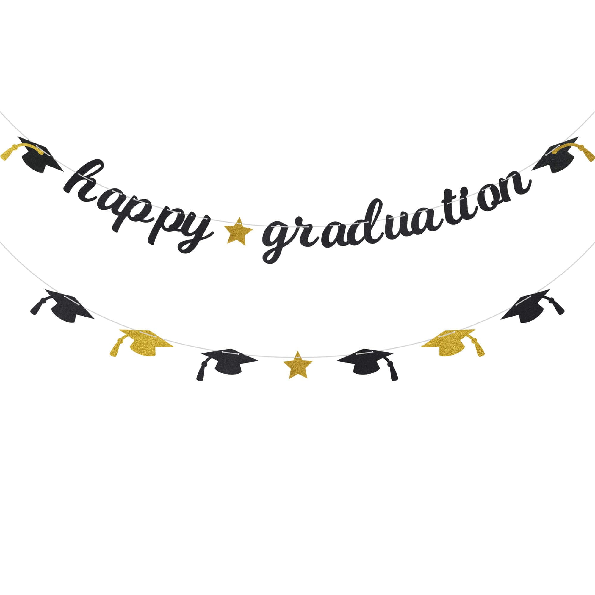 Pargleev Happy Graduation Glitter MMF7 Banner Graduation ...