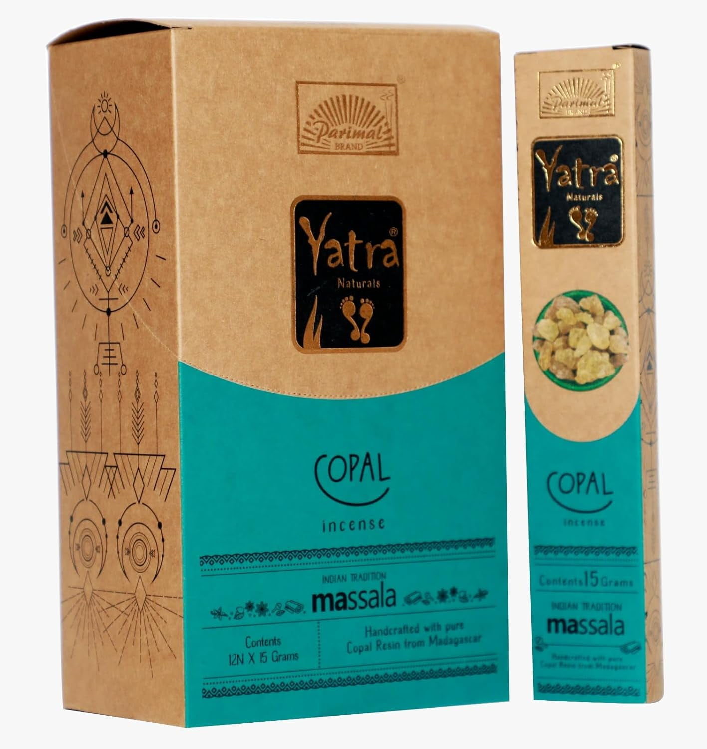 Parimal Yatra Naturals Copal Blanco Incense Stick, Massala Incense, 180 ...