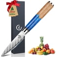 Paring Knife 3.5 Inch Damascus Paring Knife Small Fruit Knife Ultra ...
