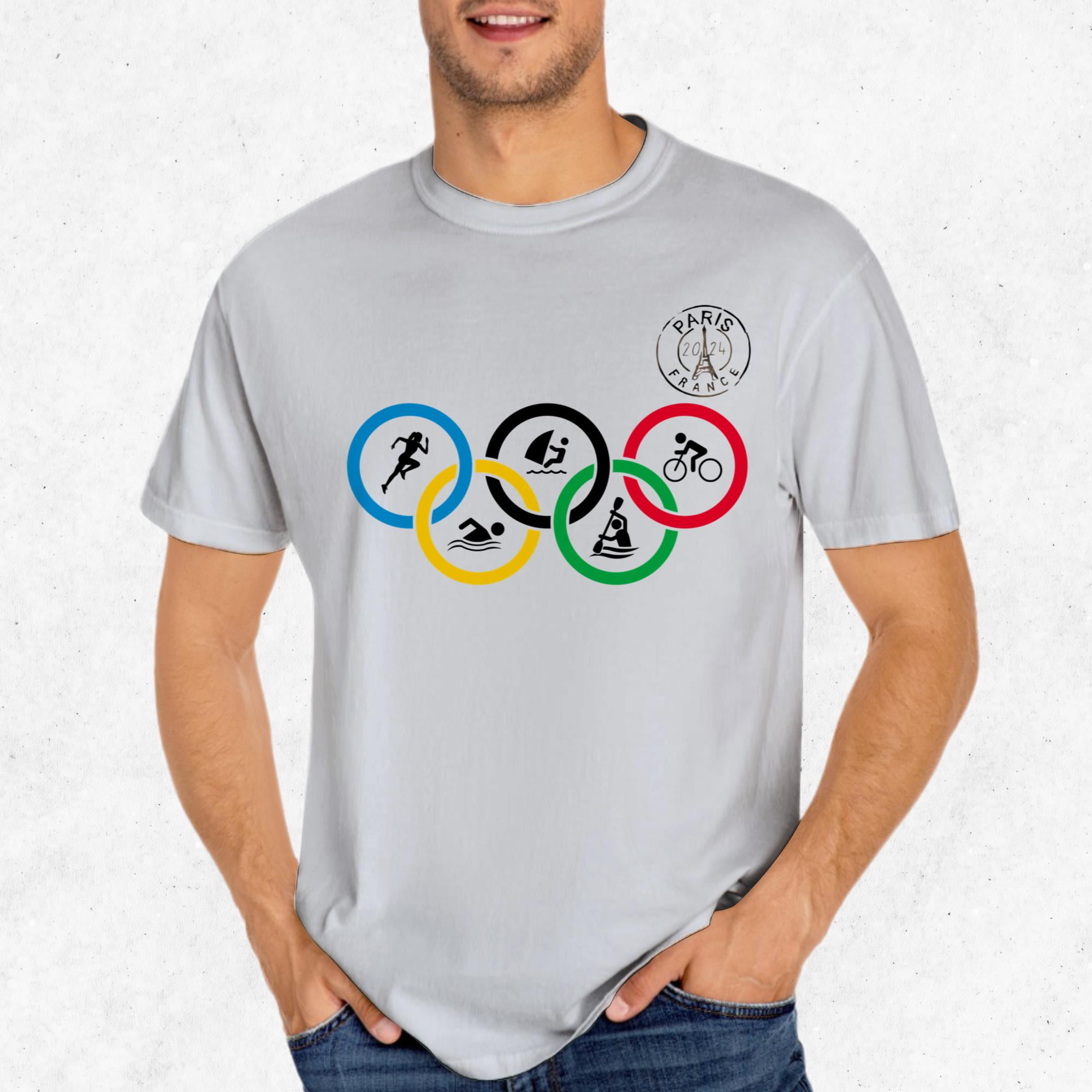 Paris 2024 Olympics Sports Icons T-Shirt - Official Event Merchandise ...